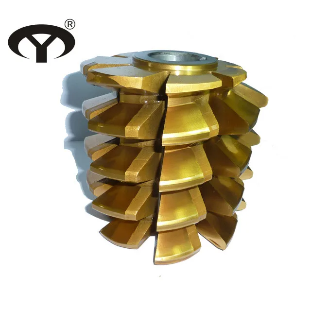 HSS M2 DP6 Gear Hob Cutter with TIN coating , Module Hub Cutter ...