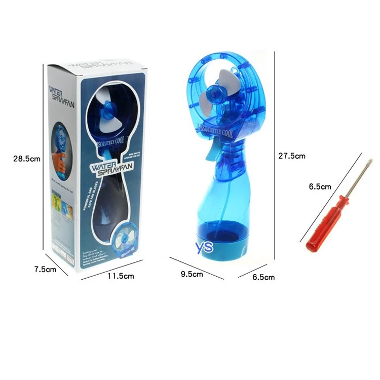 Mini Portable Battery Operation Fan Water Bottle Spray Hand Mist Fan ...