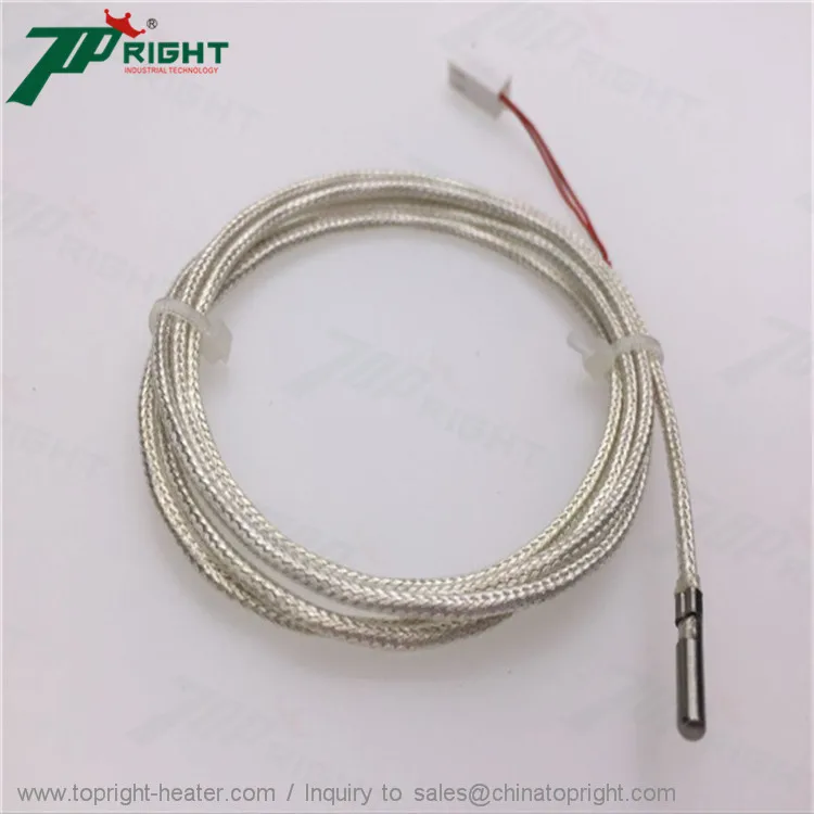 Dia.3x8mm Platinum Resistance Rtd Pt100 Stainless Pt1000 Temperature ...