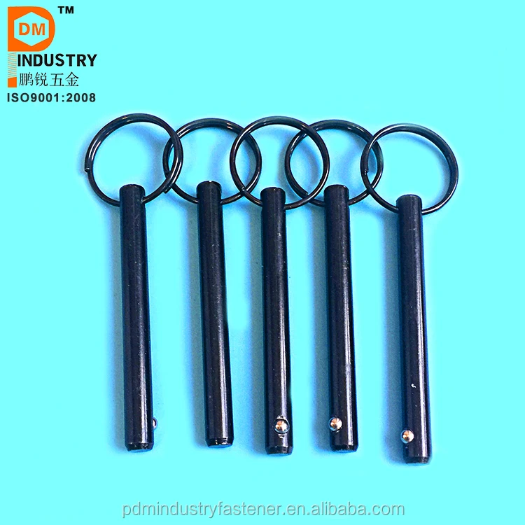 Quick Release Ball Detent Ring Pin with Zinc Plate - PDM