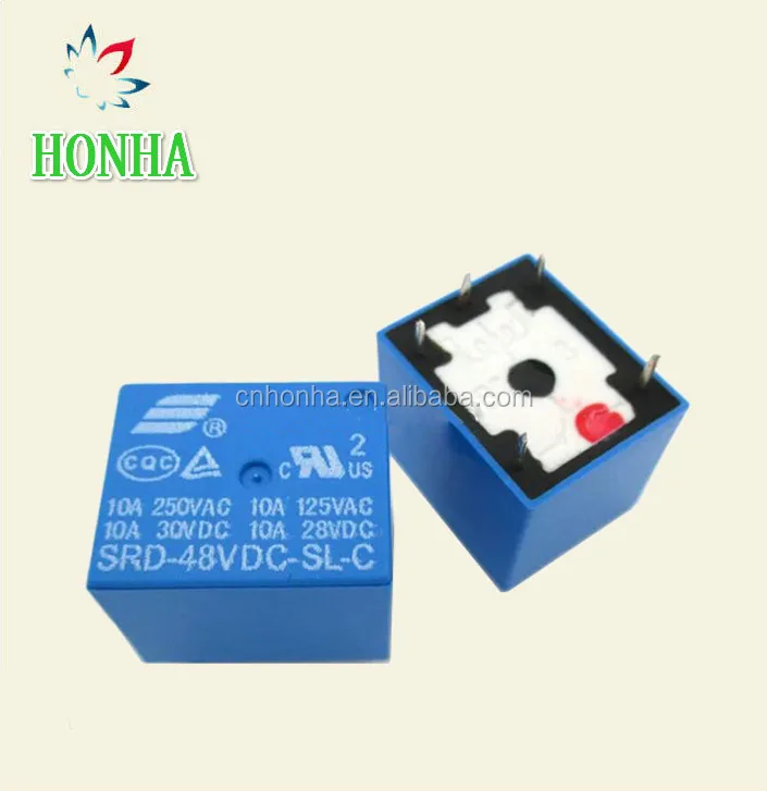 Srd-48vdc-sl-c 48v 10a 250vac 5pin T73 Auto Relay - Buy Srd-48vdc-sl-c ...