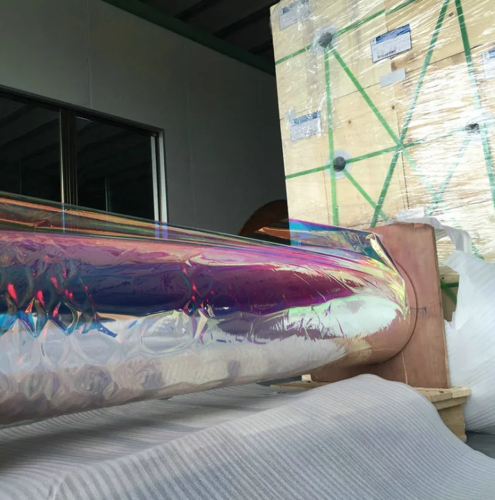Soft Food Grade PET Iridescence Mylar Film Translucent Roll Shape ...
