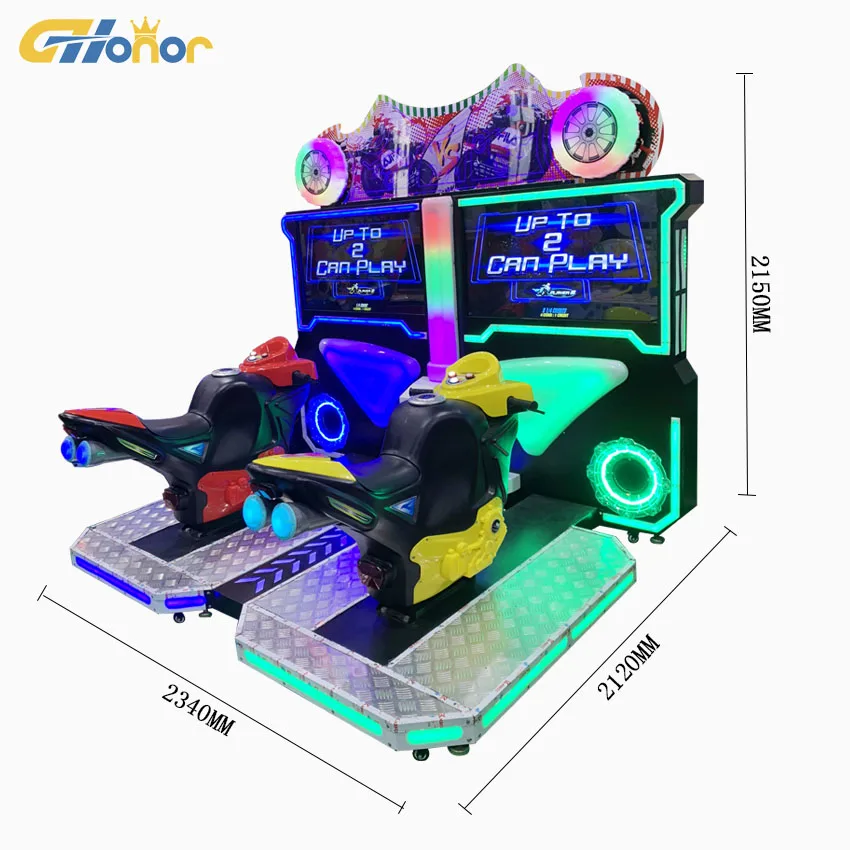 Indoor Machine Twins Ff Moto Racing Video Game Arcade Driving Simulator ...