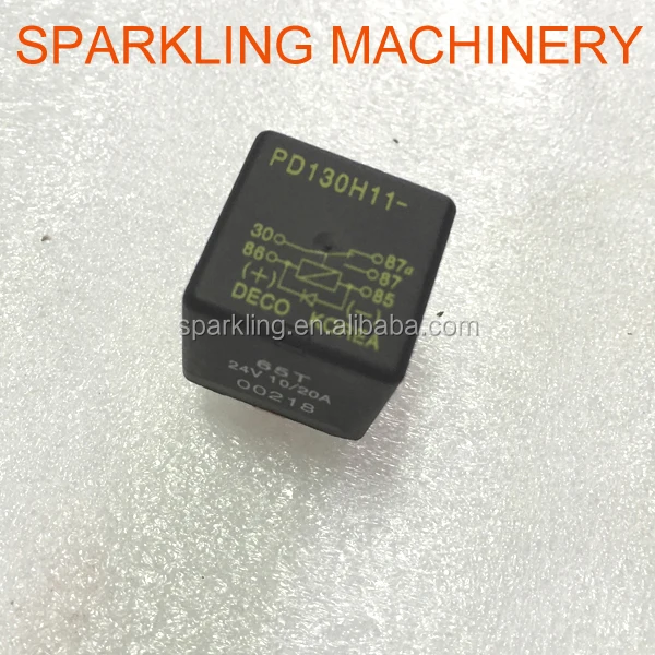 Excavator DD80 DX180LC DX140W Electrical Parts - Relay 2544-9033