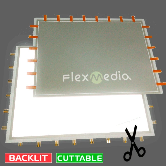Cuttable El Sheet El Panel Backlit Luminous Poster Electroluminescent ...