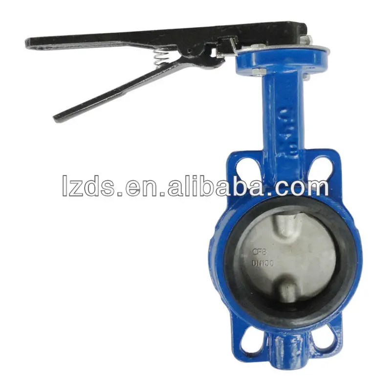 Swivel Flange Ends Pn16 Wafer Type Butterfly Valve - Buy Válvula De ...