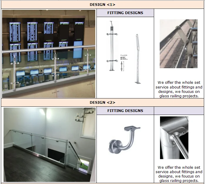 Frameless Glass Railing Parapet - Durable & Stylish