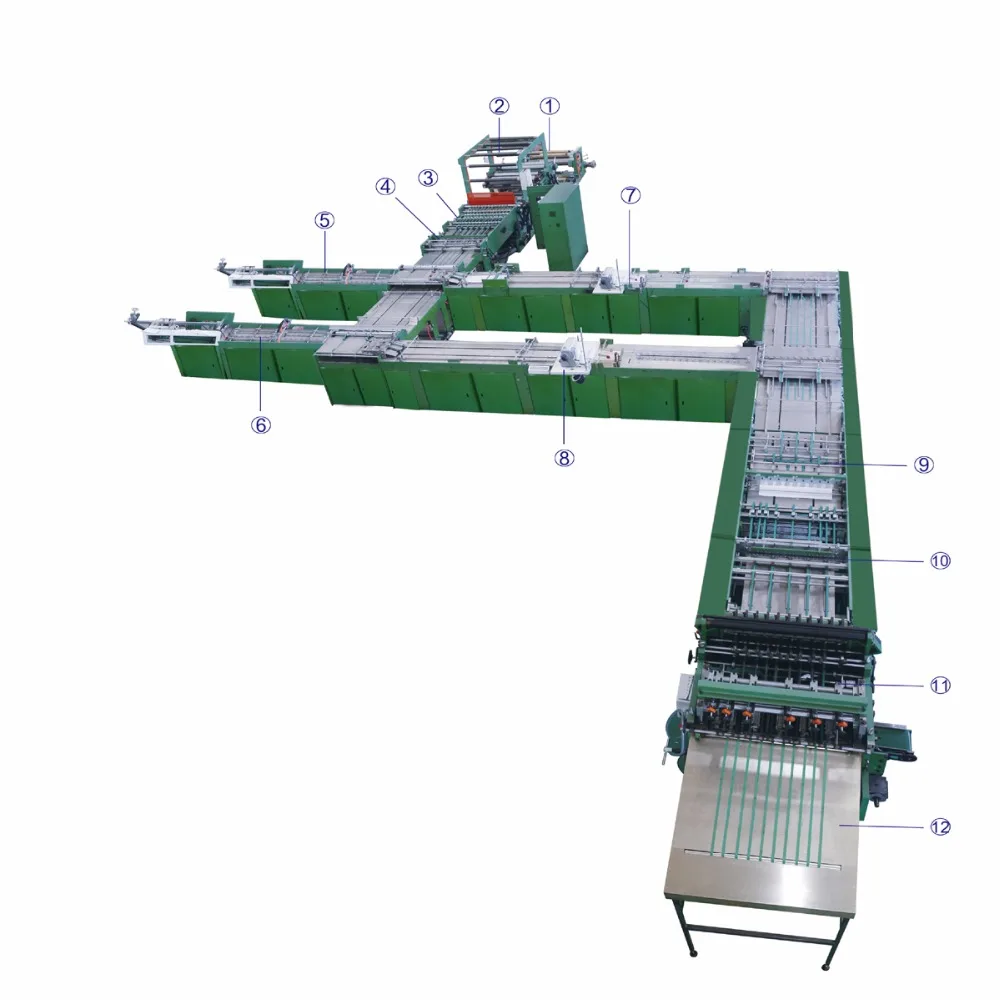 Fully Automatic Exercise Book Machine Reel Stand Slitting Folding ...
