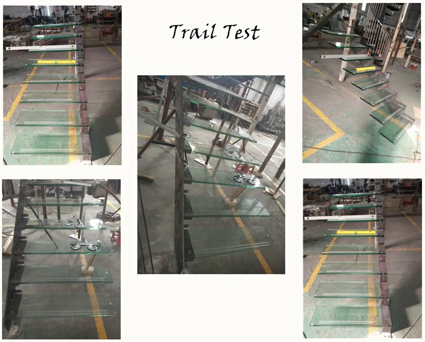 Modern Glass Staircase - Hidden Stringer Design & Durability