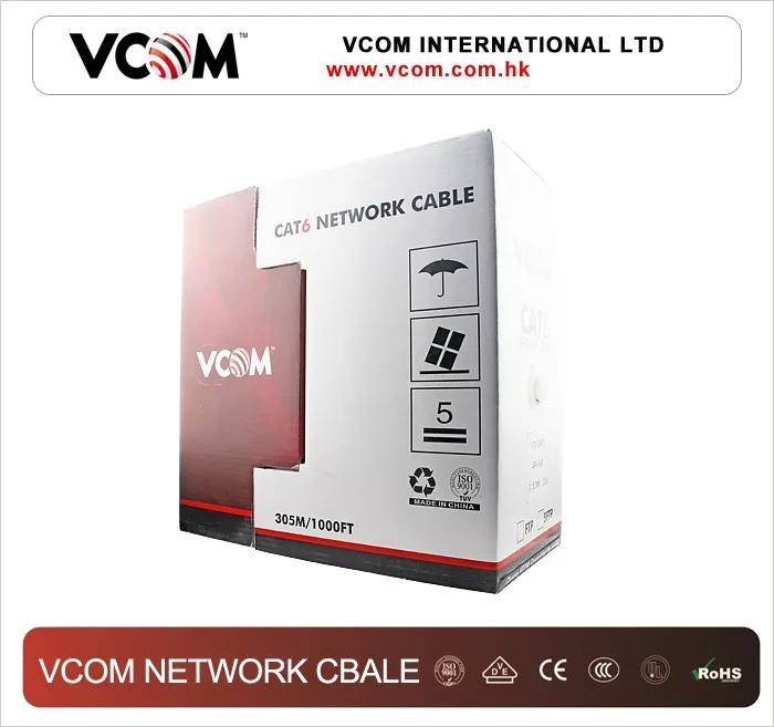 Oem Indoor Cat6 Utp Unshielded Lan Cables 0.57cca Cat6 Ethernet Lan ...