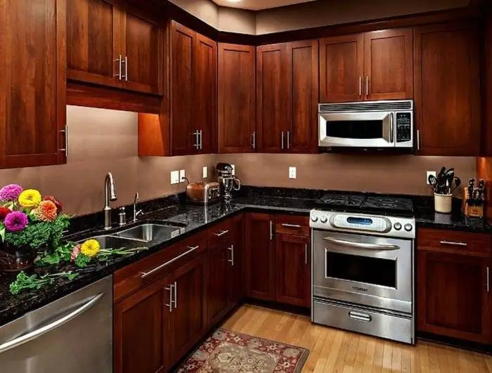 Solid Cherry Kitchen Cabinets