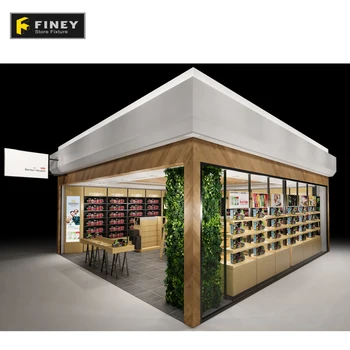 Modern Health Food Shop Interior Layout Decoration Design Customized ...