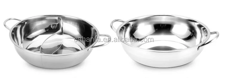 Stainless Steel Cooking Pot - Twin Double Induction Hot Pot