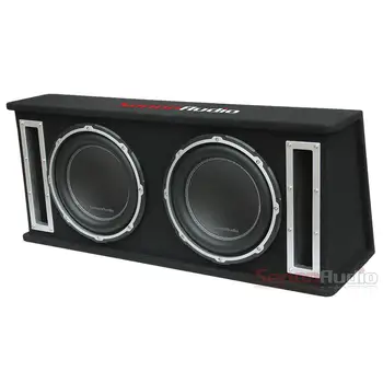 Dual 12 Inch Sub Box Two Speaker Enclosure Subwoofer Box Audio System ...