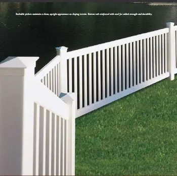 Railing Pvc Balcony Fence - Buy Pvc Balcony Fence,Pvc Vinyl Fence ...