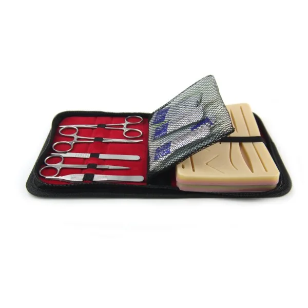 Surgical Training Suture Kit With Big Leather Case,Suture Practice Kit ...