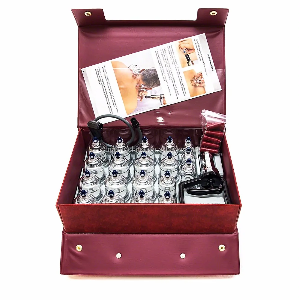 Cup Ping Bell Set Vacuum Cupping Glass (19 Pcs) Kit