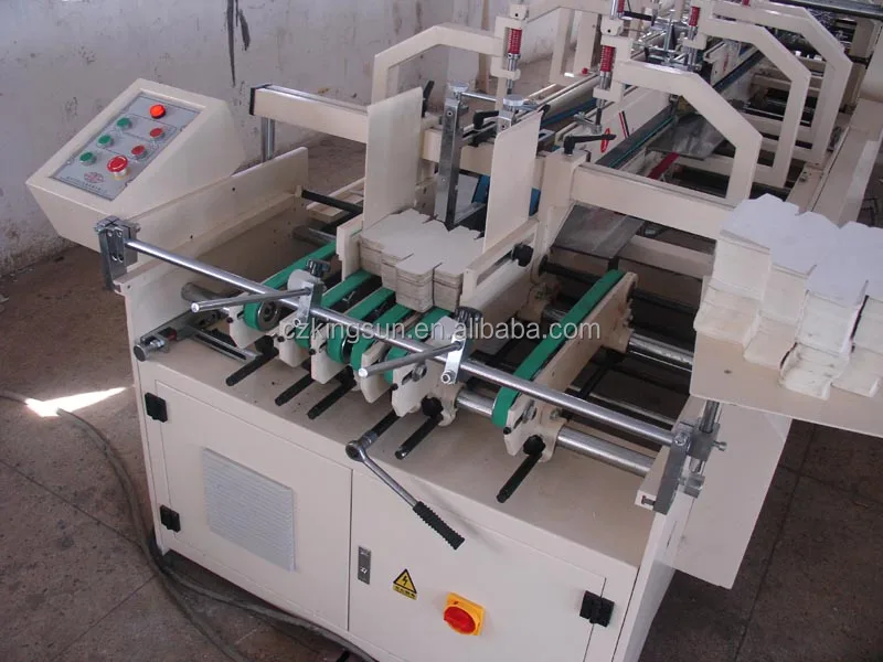 Automatic Glue Machinery Corrugated Box Folding Gluing Folder Gluer ...