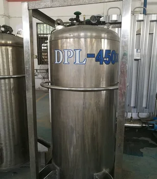 1000 Litre Cryogenic Liquid Nitrogen Tank Pressure Vessel Dewar Tank ...