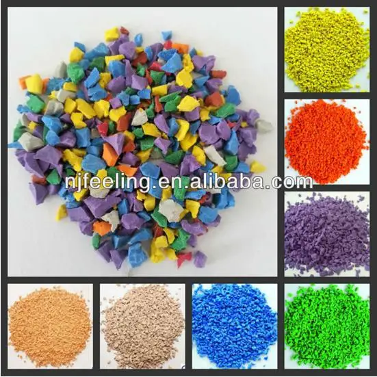 Eco-friendly EPDM Rubber Granules for Playgrounds & Tracks