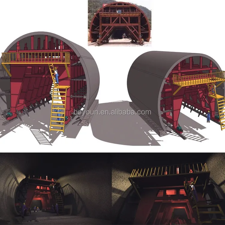 Better Quality Q235B Steel Tunnel Lining Trolley Formwork