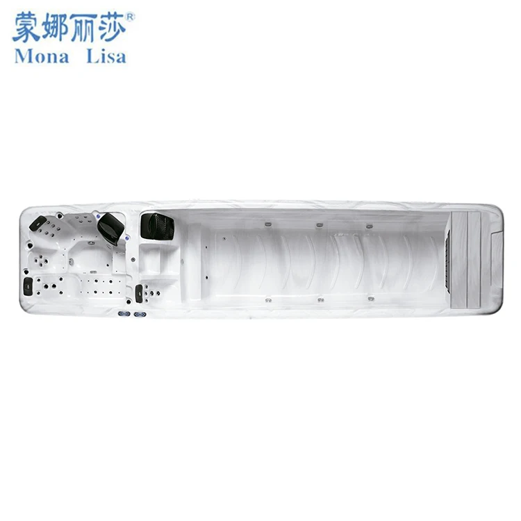 Monalisa 8.8 Meter Long Swimspa - Modern Outdoor Massage