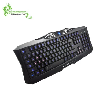 Dragon War Logo Led Back Light N Key Rollover Professional Wired Gaming ...