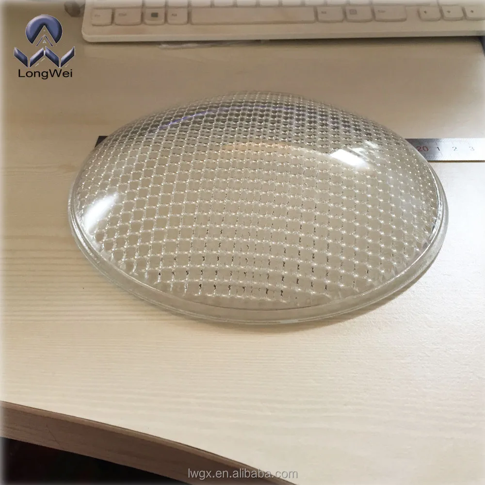 Diameter 205mm Borosilicate Glass Diffusion Par Lens With Pearl ...