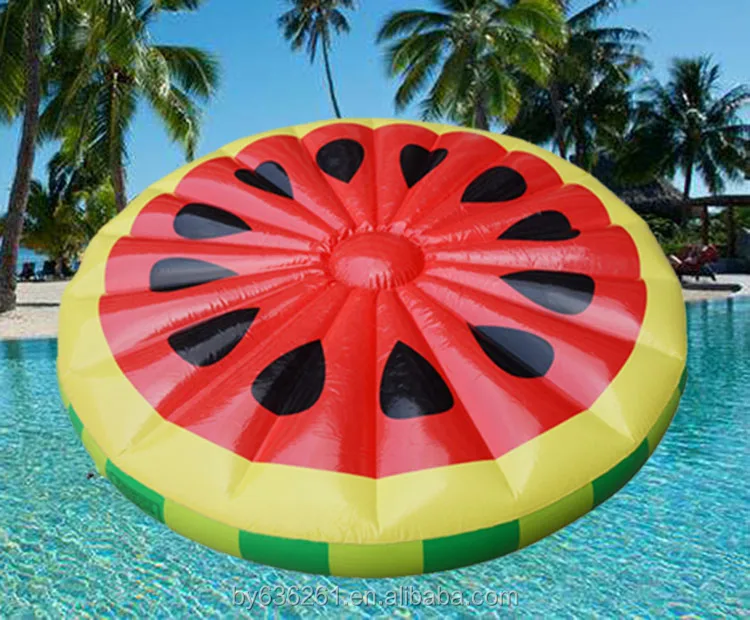 PVC Inflatable Pool Float Water Toys for Adult Watermelon