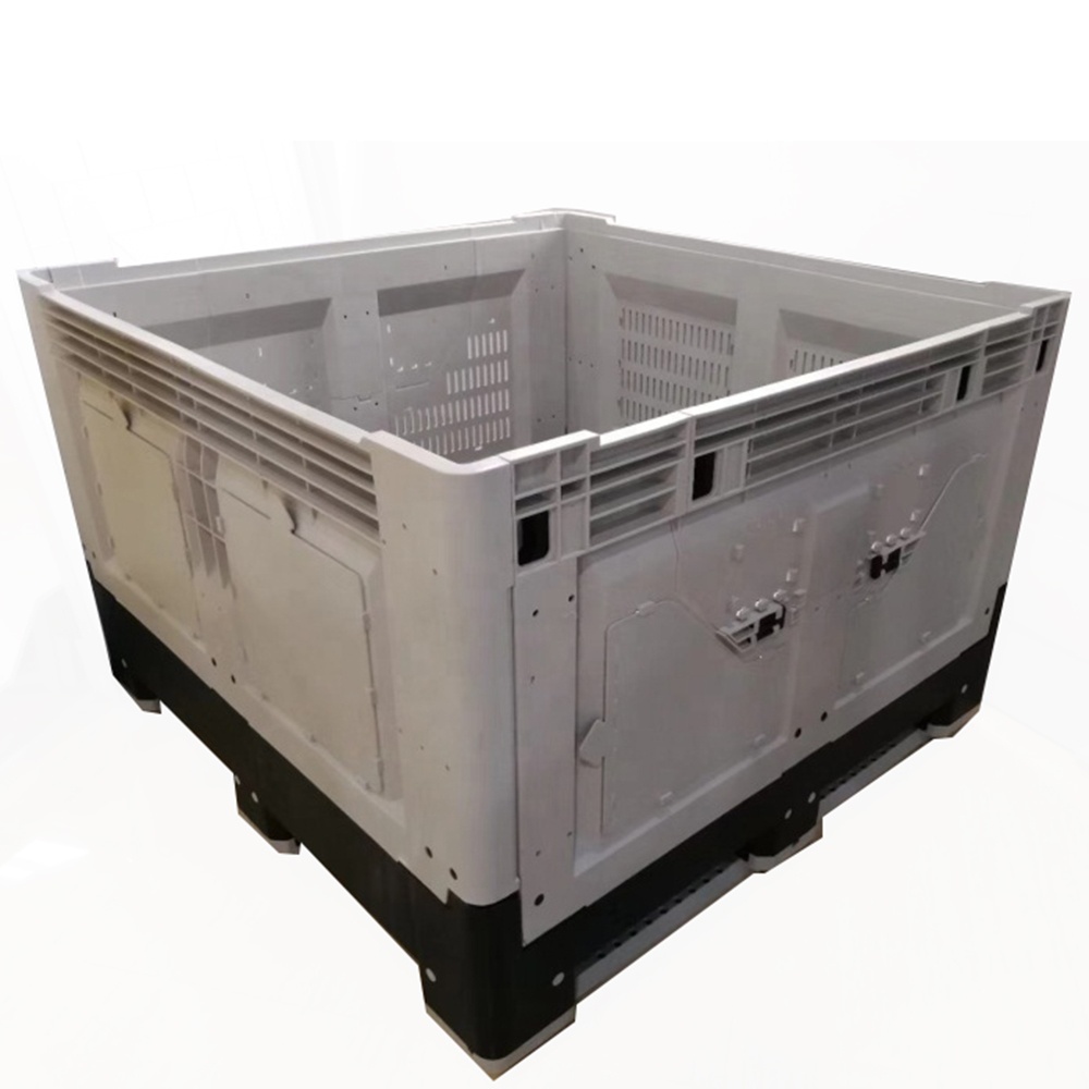 1000kgs Large Stackable Plastic Collapsed Pallet Box for Sale| Alibaba.com