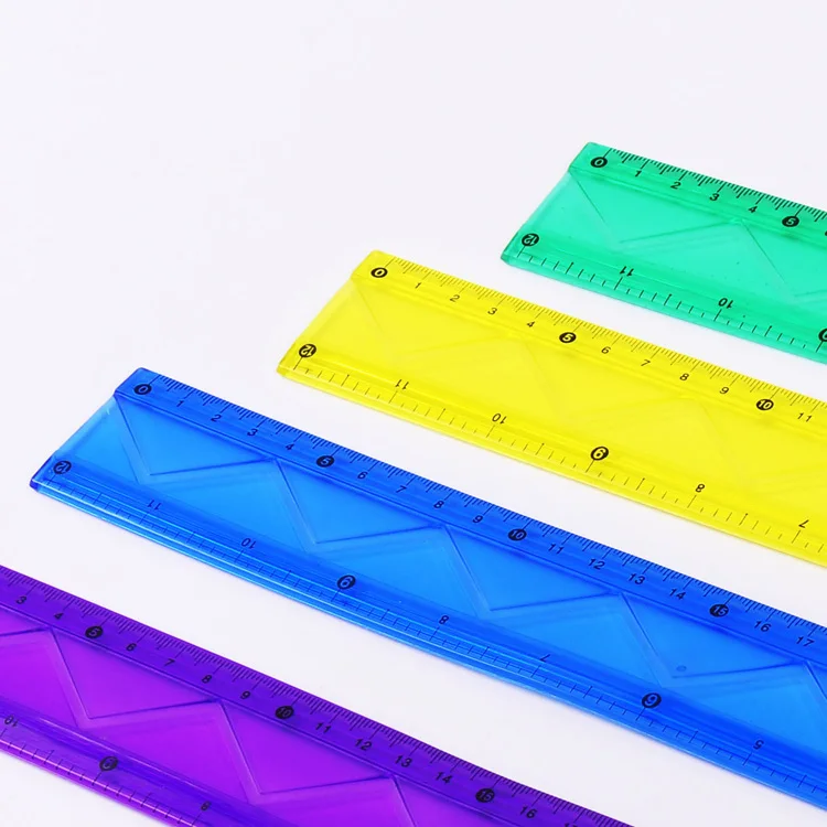 Wholesale Flexy Ruler Assorted Color Transparent Pvc 30cm Flexible ...