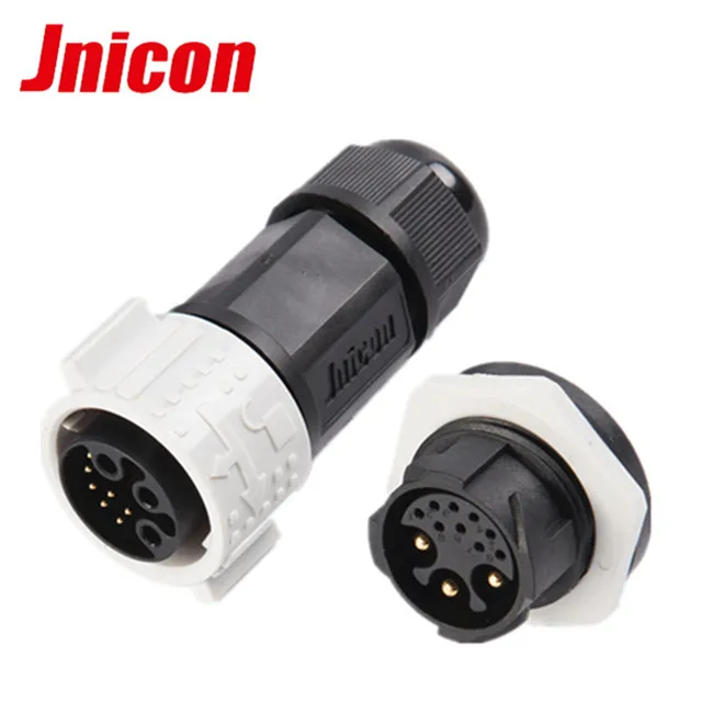 Jnicon圆形连接器电源信号混合m30 防水圆形连接器 12pin - Buy M30 Waterproof Circular ...