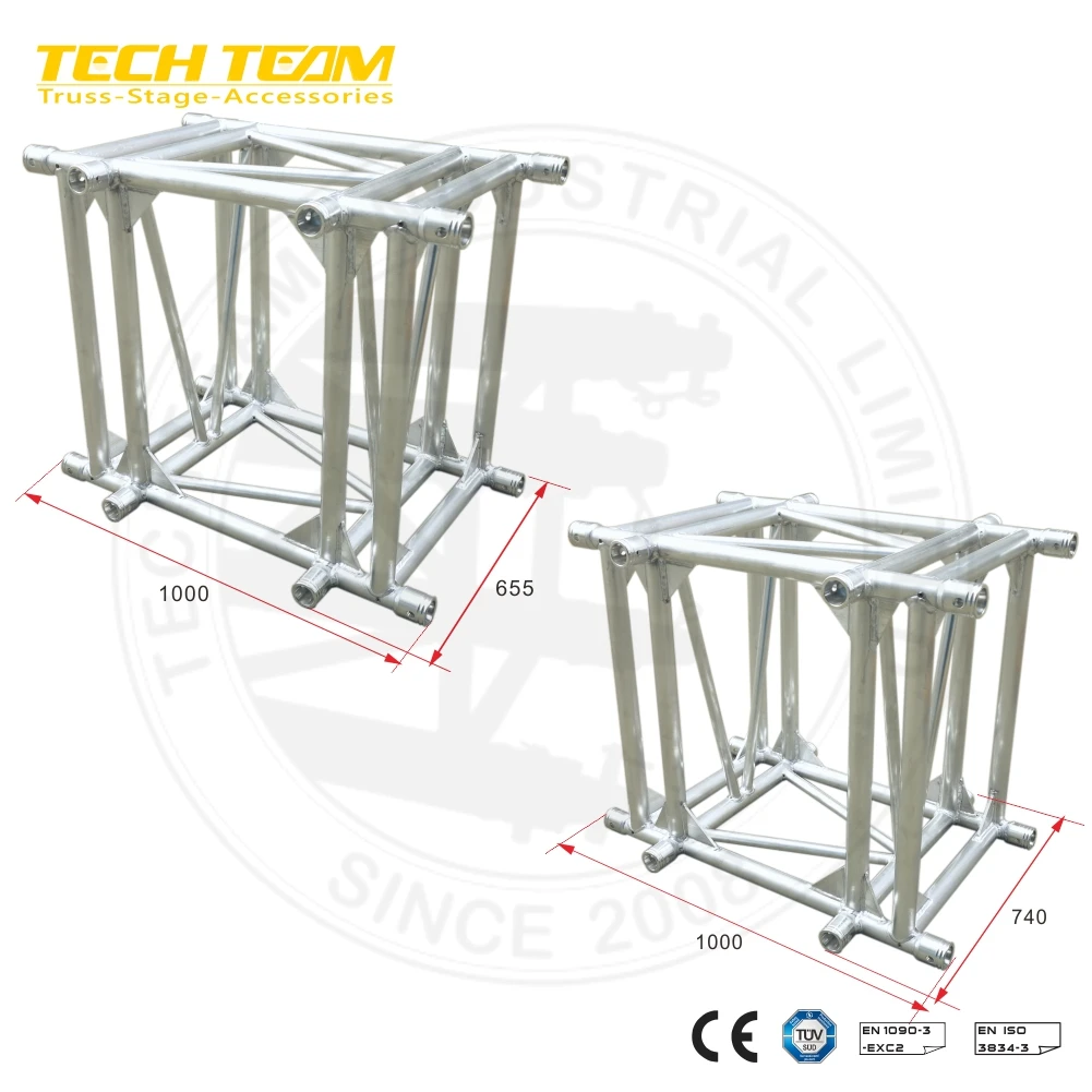 Aluminum Truss Display System Concert Box Truss Corner for Truss ...