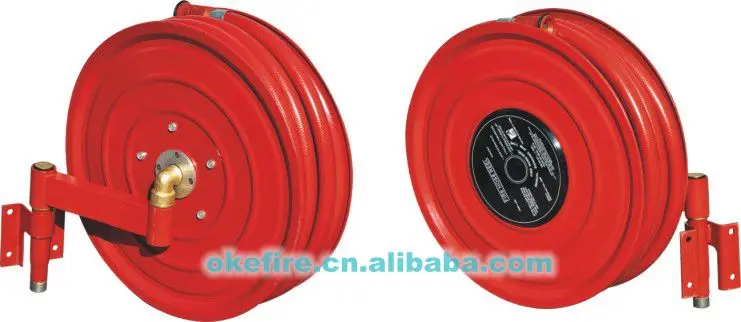 Okefire 1 Inch Metal Swing Manual Fire Hose Reel - Best Price