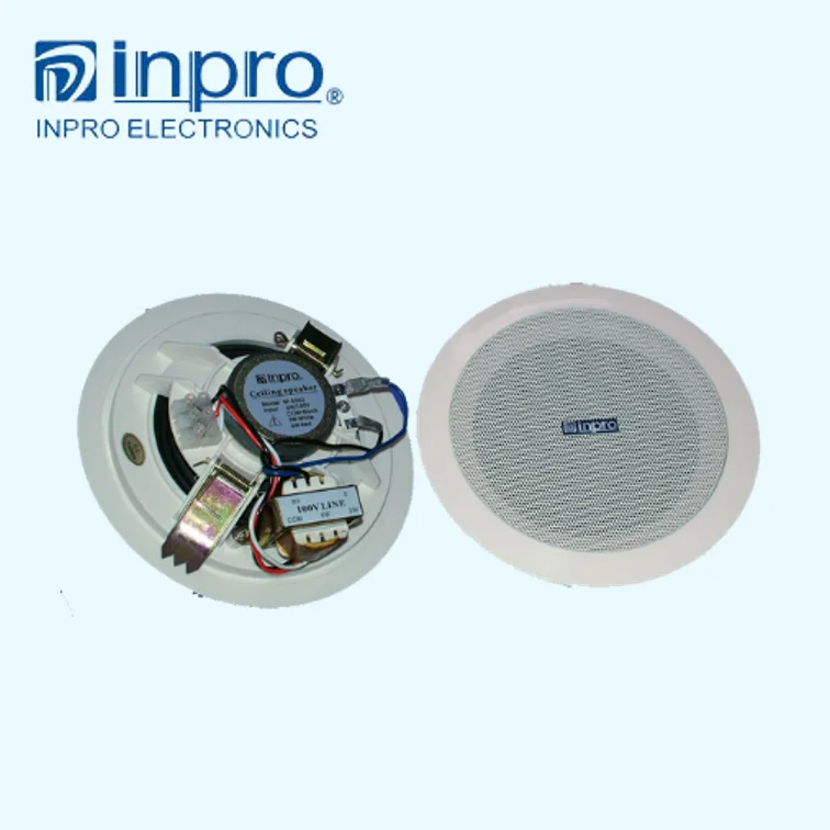 Background Music System Ceiling Speaker White Loudspeaker Units Driver ...