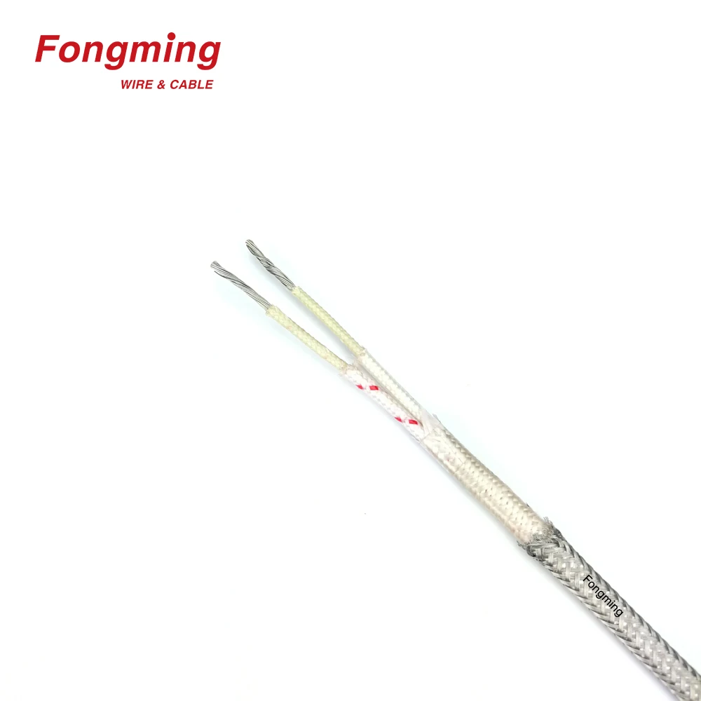 PT100 Thermocouple Wire - Sensor Cable with Fiberglass Insulation