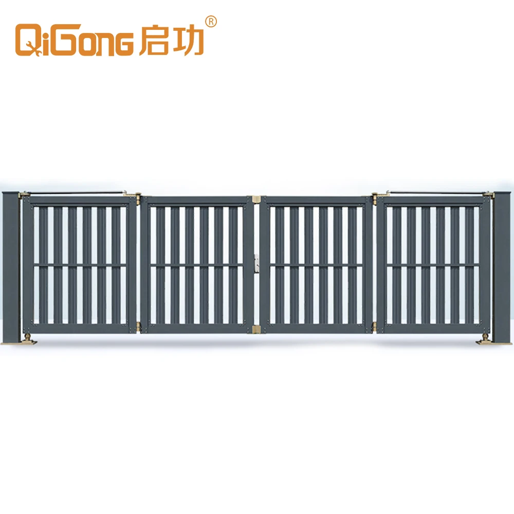 Aluminium Folding Expandable Gate with Driveway Swing Gate for House QG ...