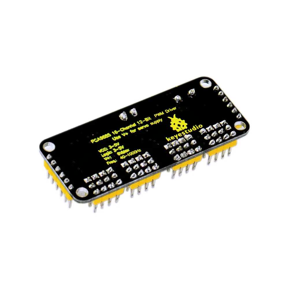 서보 드라이버 브레이크 아웃 보드 Pca9685 16 채널 12 비트 Pwm 서보 드라이버 I2c 인터페이스 쉴드 Arduino 용 마이크로 비트