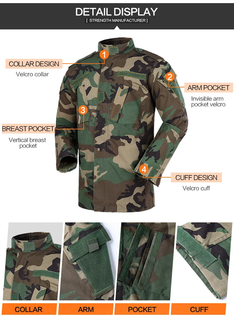 Field Combat Dress Uniforms ACU Uniform - All Seasons