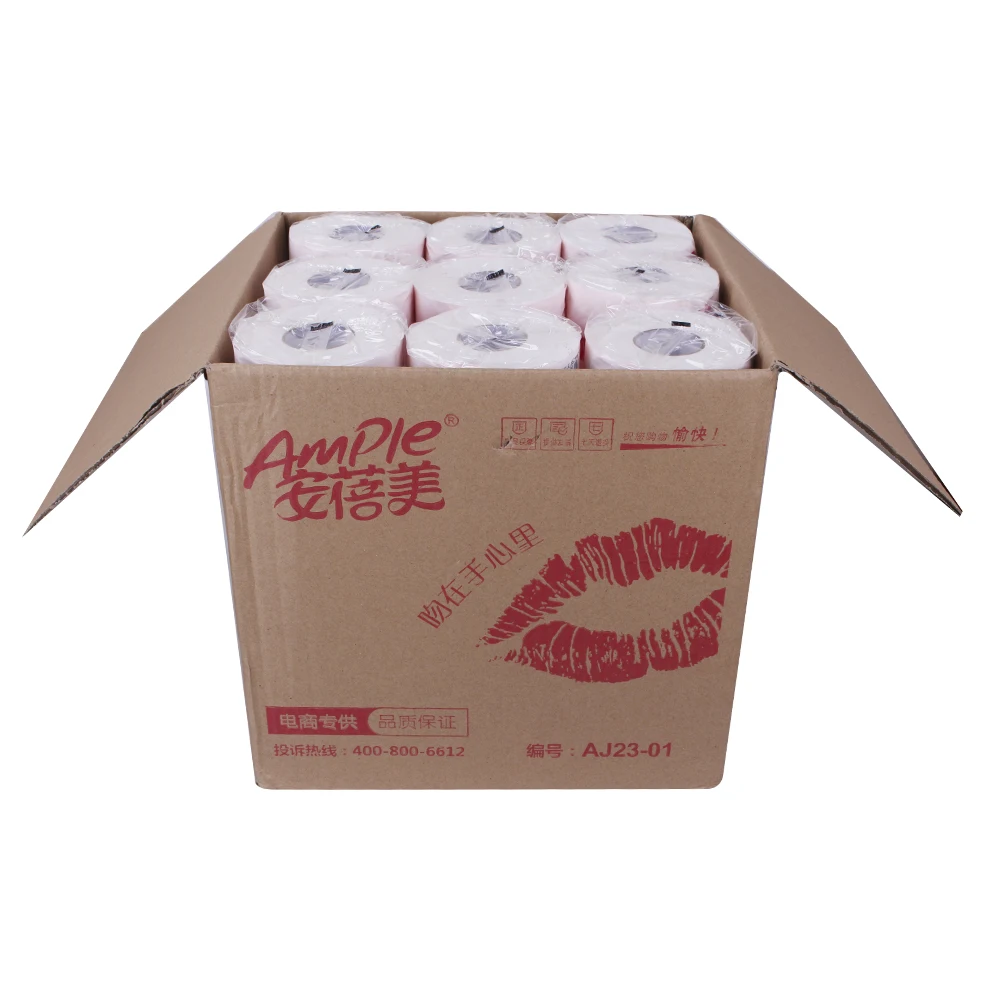 Eco-friendly Hemp Toilet Paper - ISO 9001 Certified Bamboo Pulp