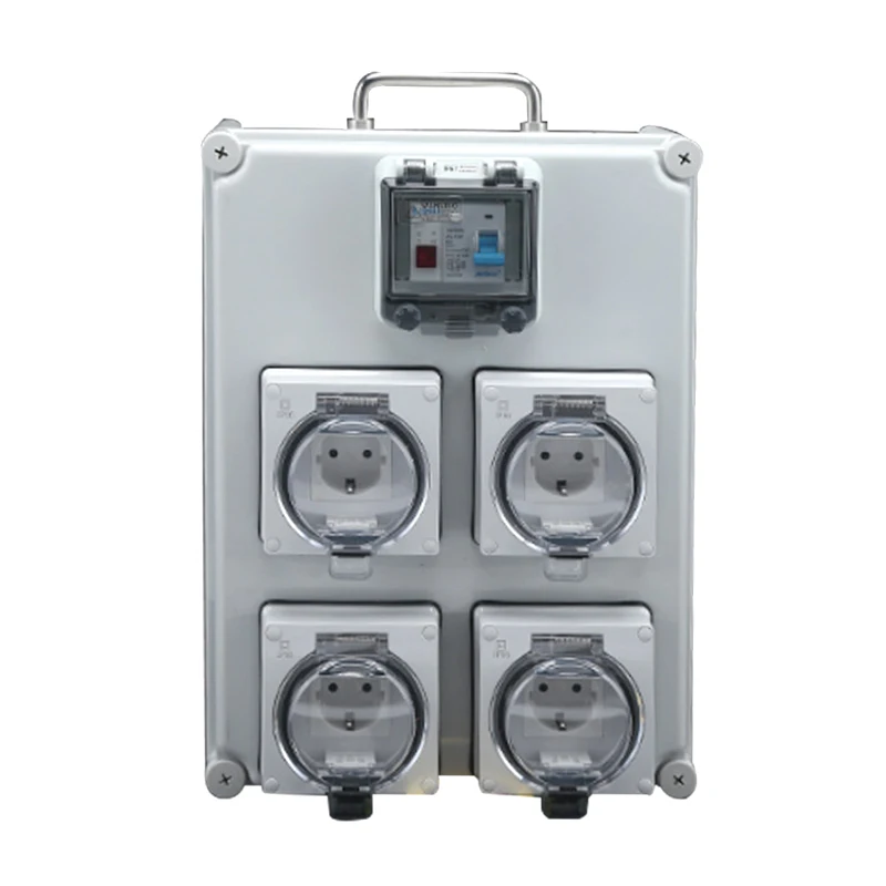 French IP66 Waterpoof Outdoor Portable Mobile Panel Mounted Power ...