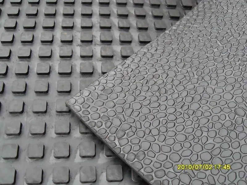 Round Dot Cow Matting Farm Dairy Horse Flooring with Textured Surface ...
