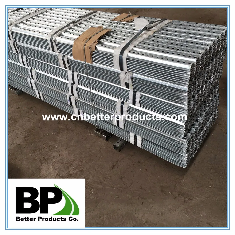 Superior Load Capacity Perforated Sign Pipe Galvanized U-channel Steel ...