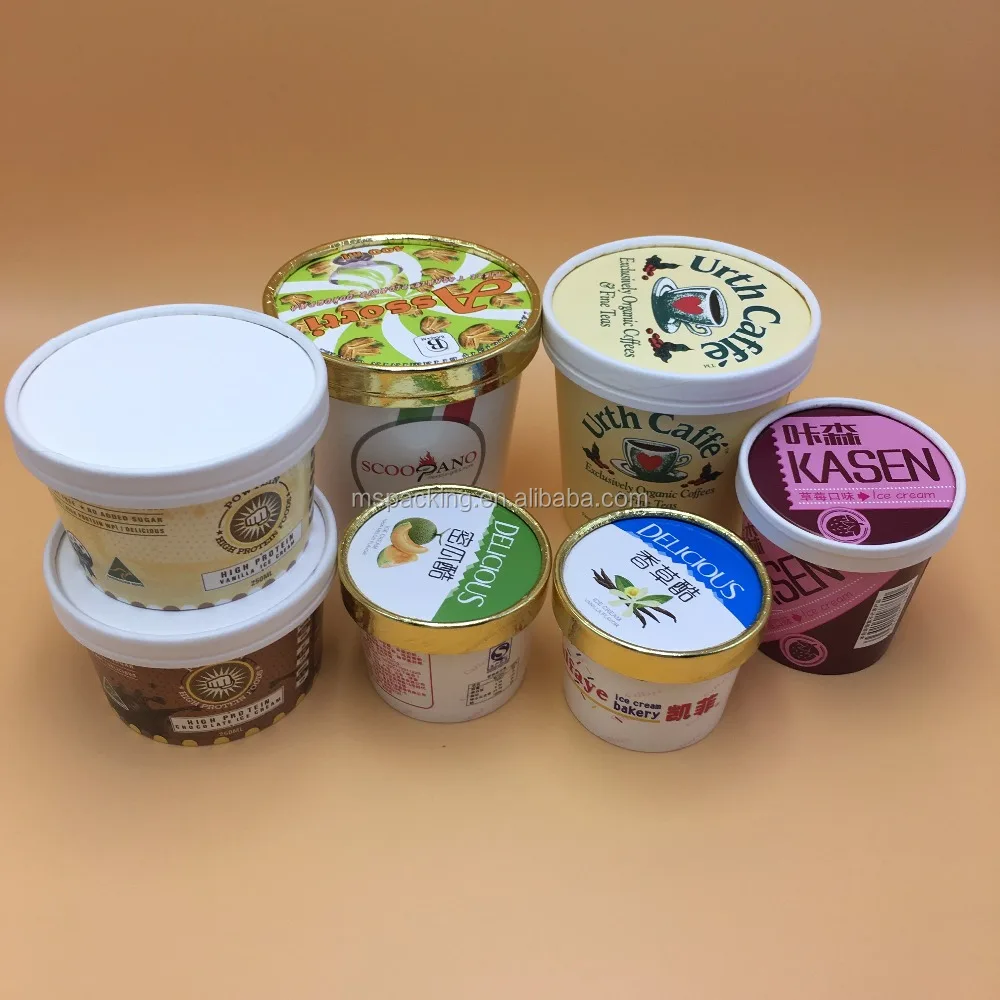 8oz Edible Paper Frozen Gelato Container Ice Cream Yogurt Cup| Alibaba.com