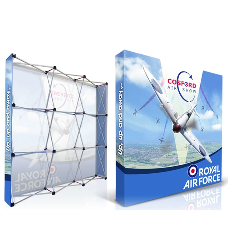 Foldable Aluminium Frame Portable Backwall Tension Fabric