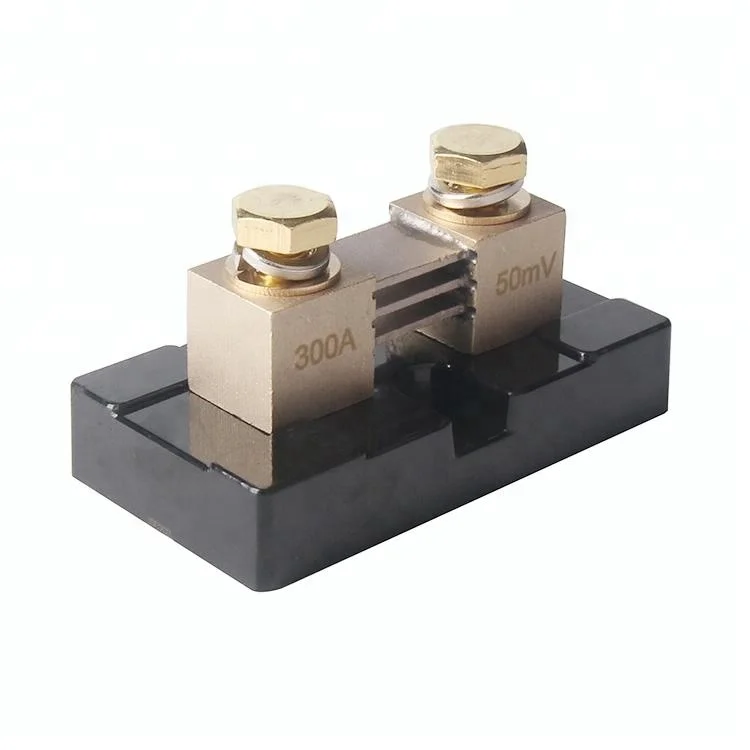Ended Shunt 300a 50mv Dc Current Shunt Resistor With Base - Buy 300a ...
