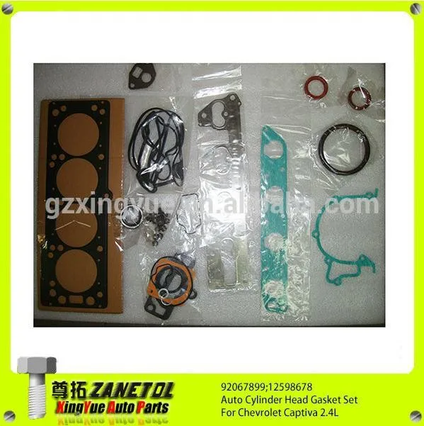 92067899 12598678 自动缸盖垫片套装用于雪佛兰 Captiva 2.4L 2006| Alibaba.com