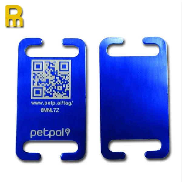 Customized Blank Id Qr Code Pet Tags Aluminum Custom Qr Code Dog Tag ...