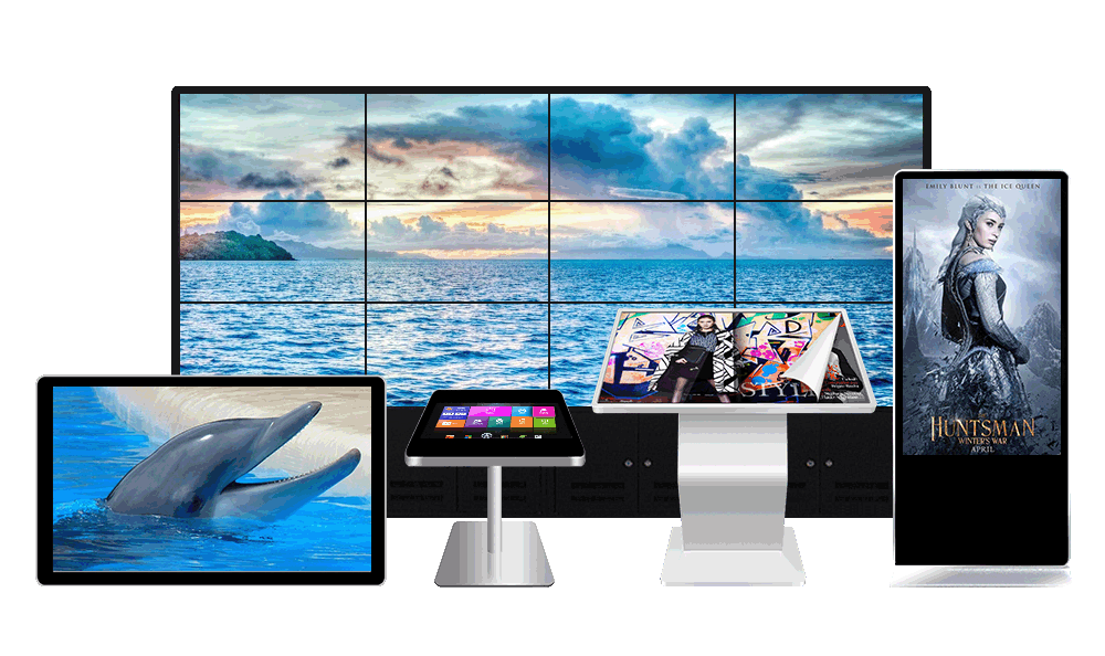 Wall Screen Mounting Monitor Lcd Digital Display Screens Advertising ...