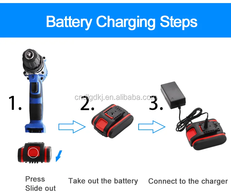 Worksite Brushless Power Drills Hammer Screwdriver Drill Machine ...